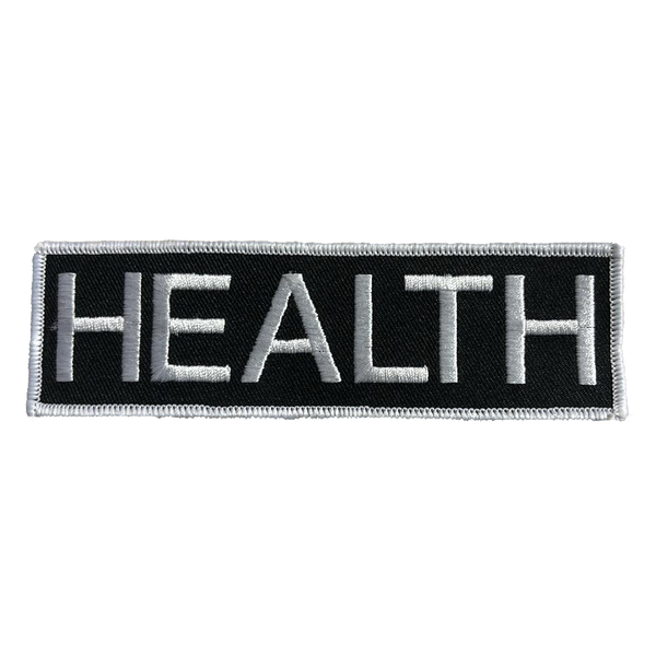 HEALTH "Logo" Embroidered Patch - Deathwish Inc Europe